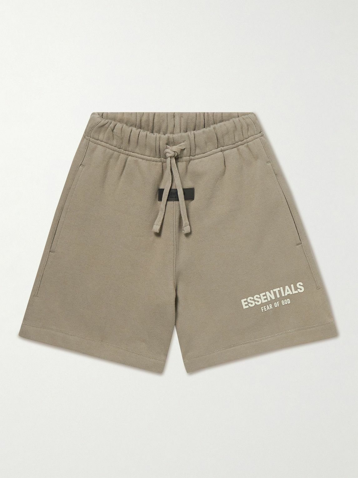 Fear of God Essentials Kids - Logo-Flocked Cotton-Blend Jersey ...