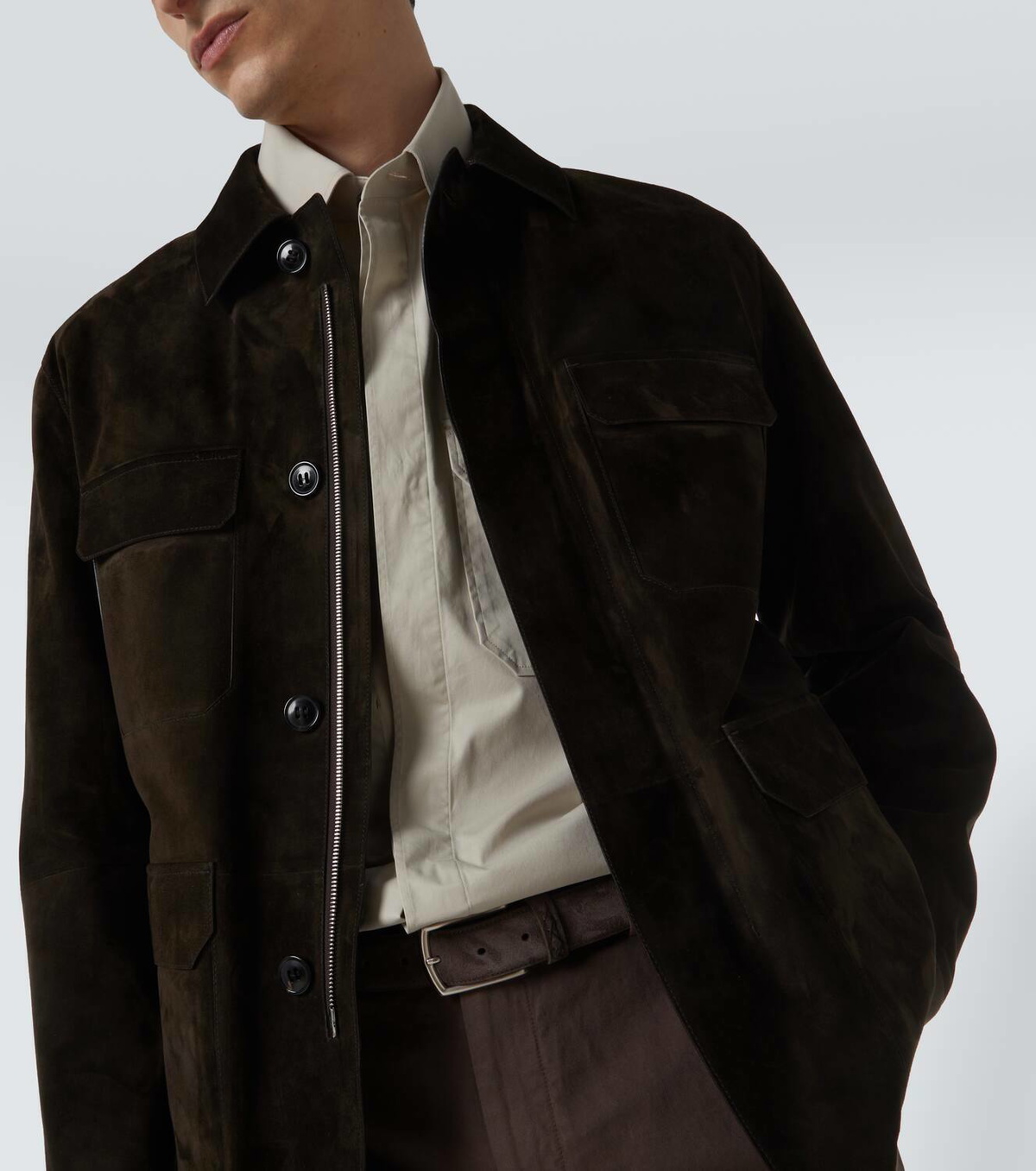 Zegna Leather field jacket Zegna