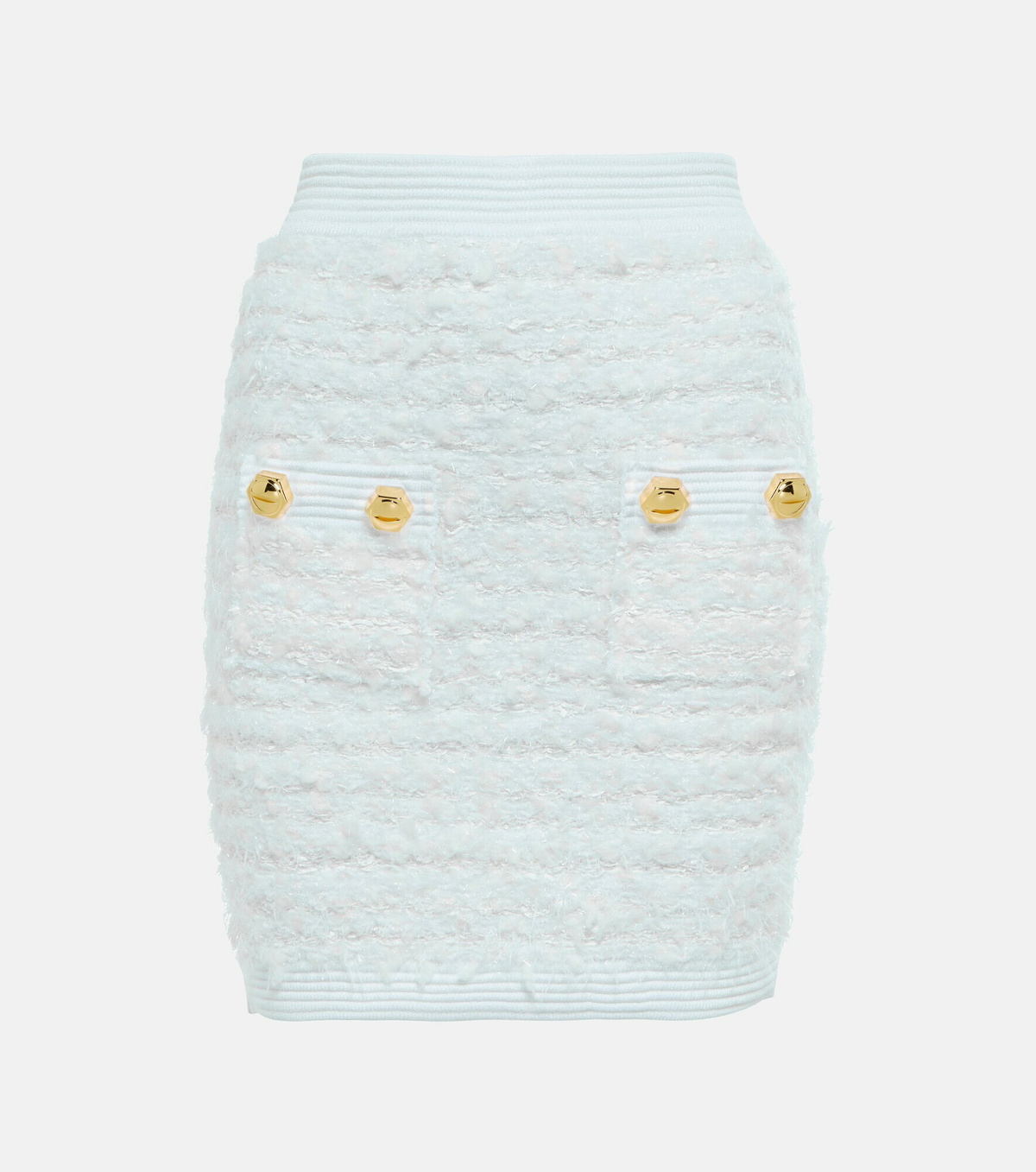 Balmain - Embellished tweed pencil skirt Balmain
