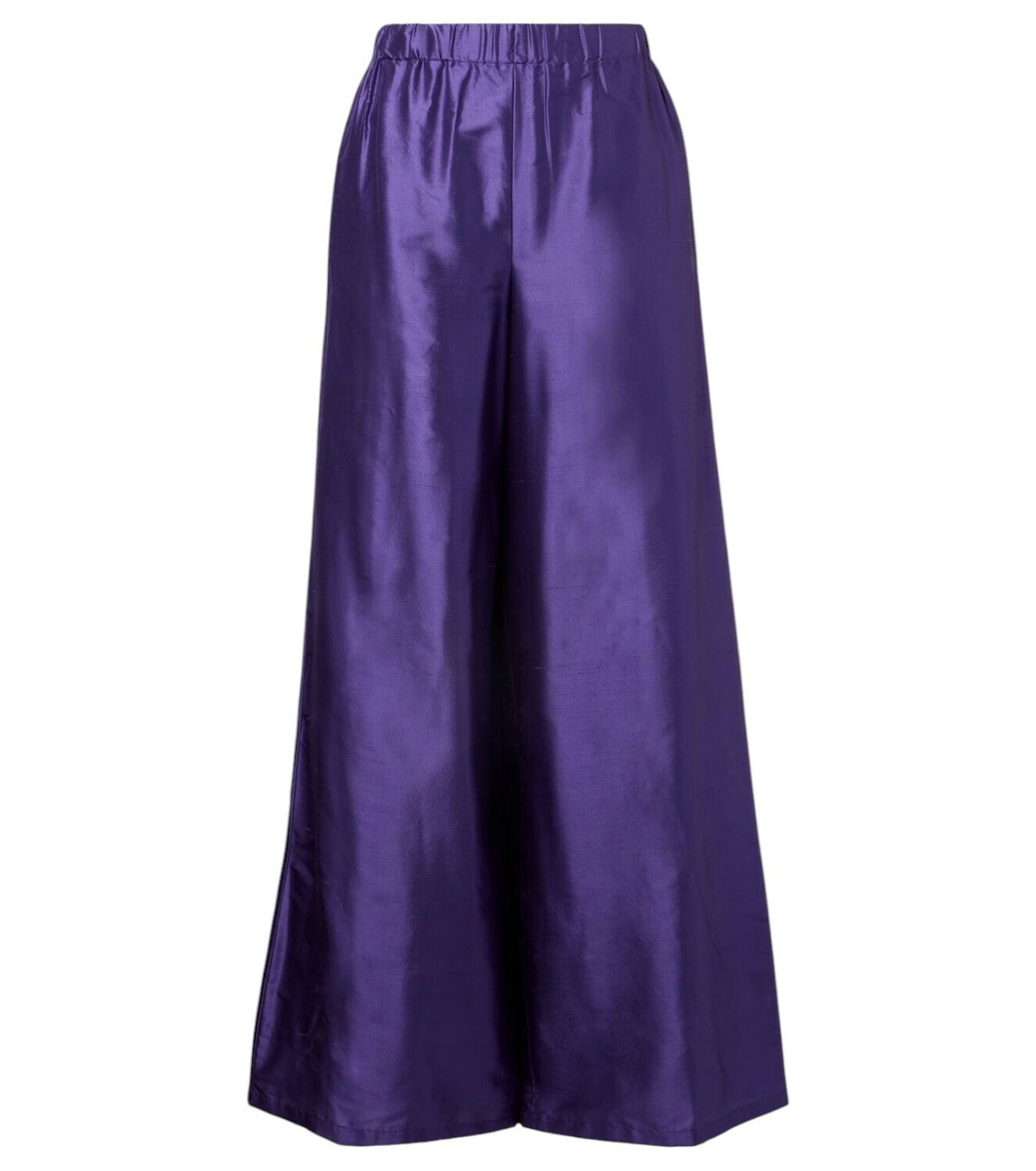 Max Mara Avio high-rise silk satin wide-leg pants Max Mara