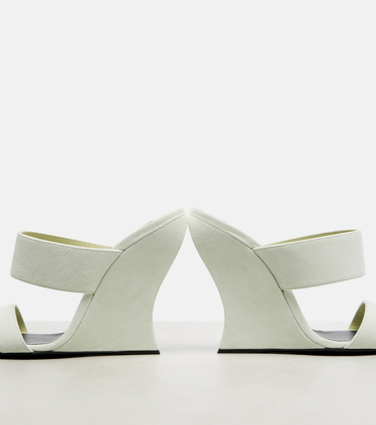 Alaïa 110 suede wedge mules ALAÏA