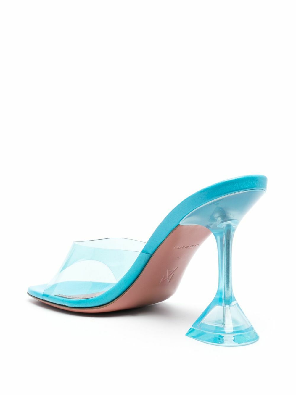 AMINA MUADDI - Lupita Glass Mules Amina Muaddi