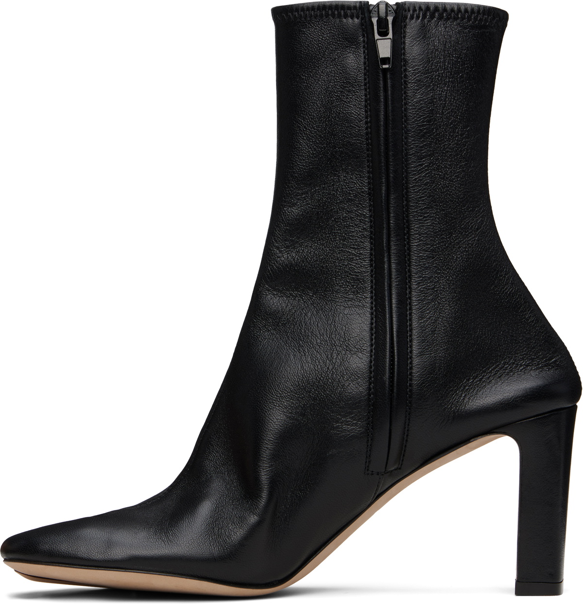 CHRISTEN SSENSE Exclusive Black Tabi Stretch Boots CHRISTEN