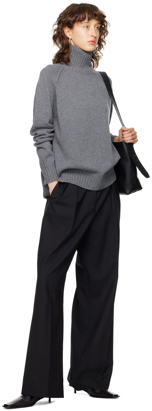 Róhe Gray Raglan Turtleneck Róhe