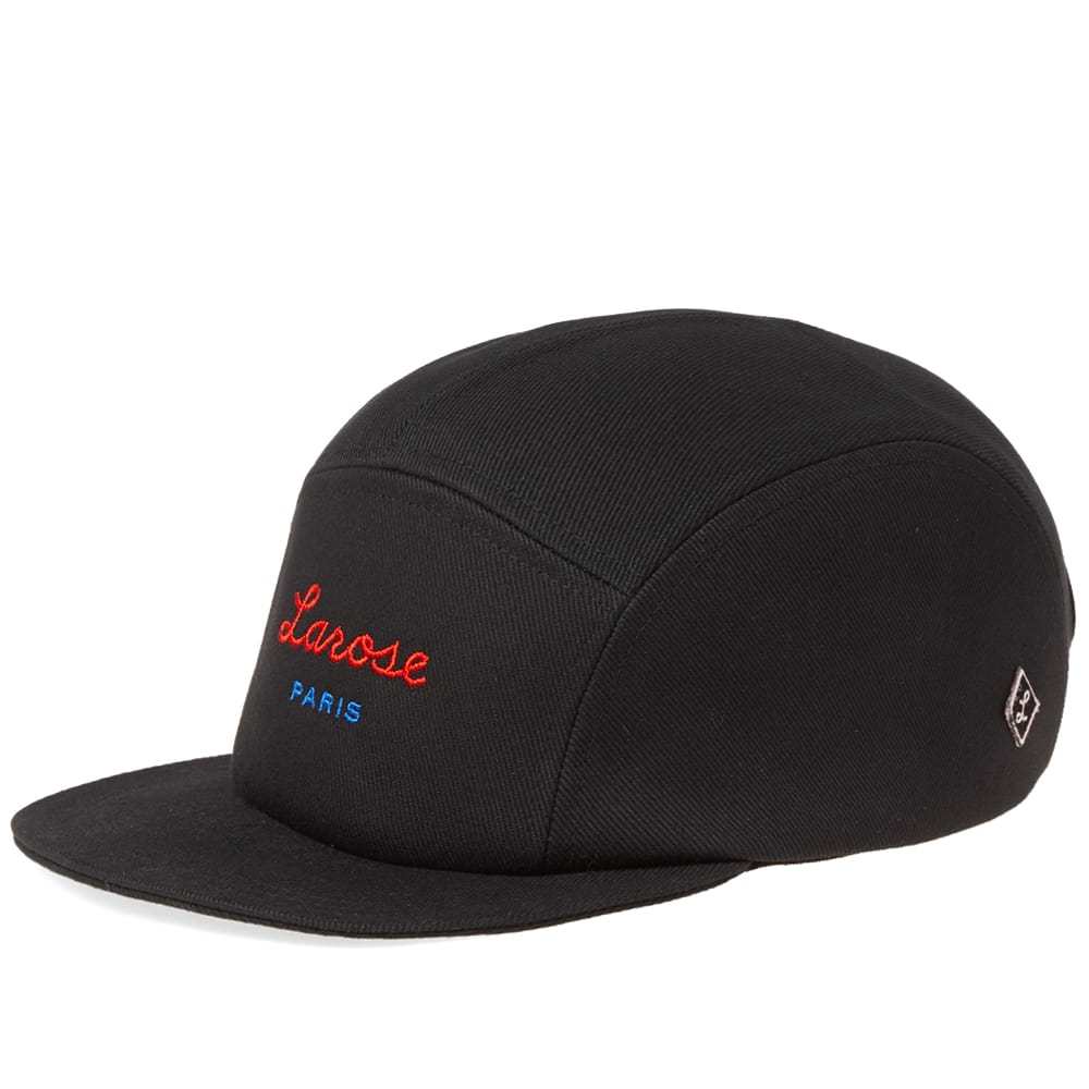 Larose Paris Logo 5-Panel Cap Black Larose