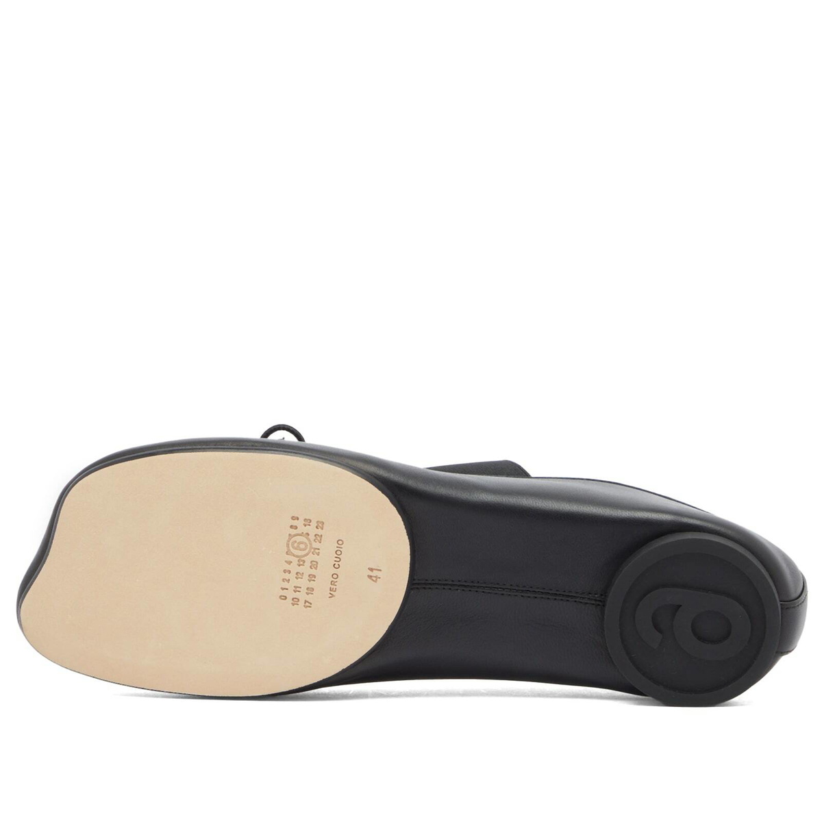 MM6 Maison Margiela Women's Ballet Shoe in Black MM6 Maison Margiela