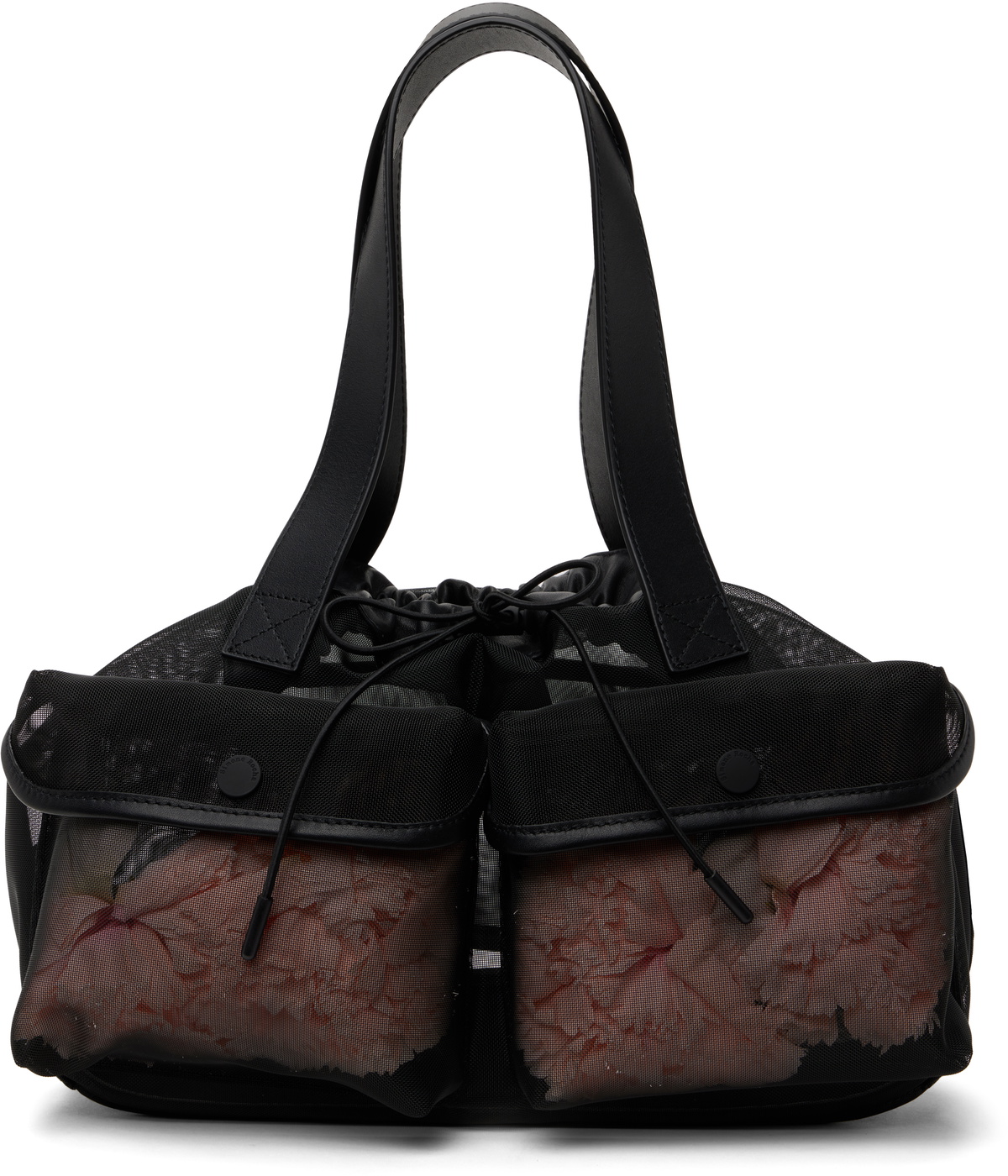 Simone Rocha Black Carnation Pocket Tote Simone Rocha