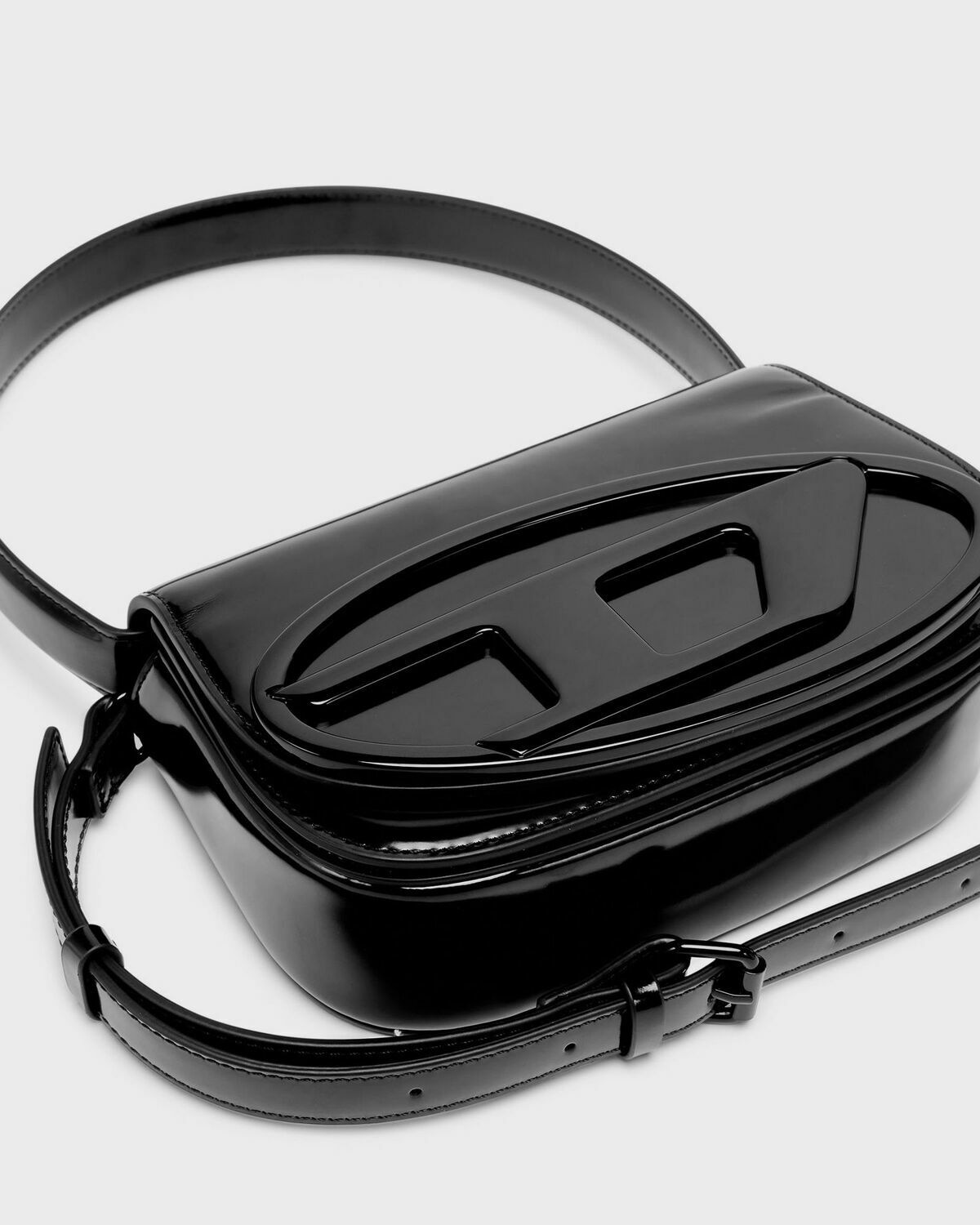 Diesel 1DR SHOULDER BAG Black Womens Handbag Diesel