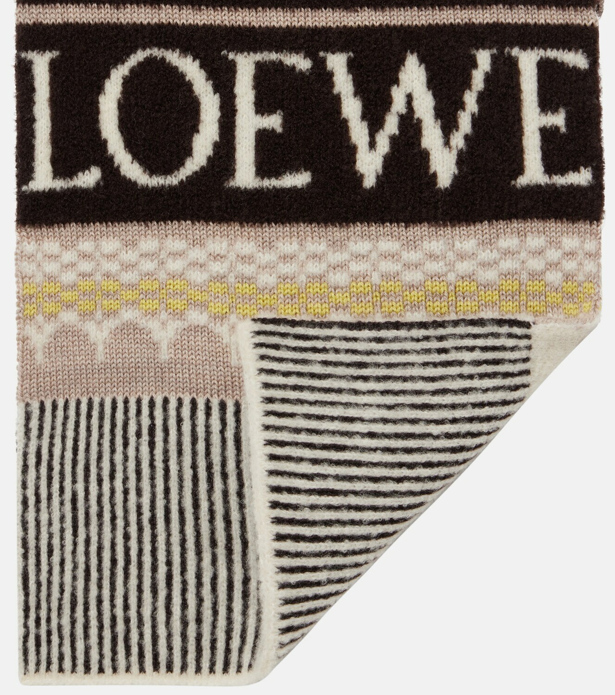 Loewe x Louis Wain logo wool-blend scarf Loewe