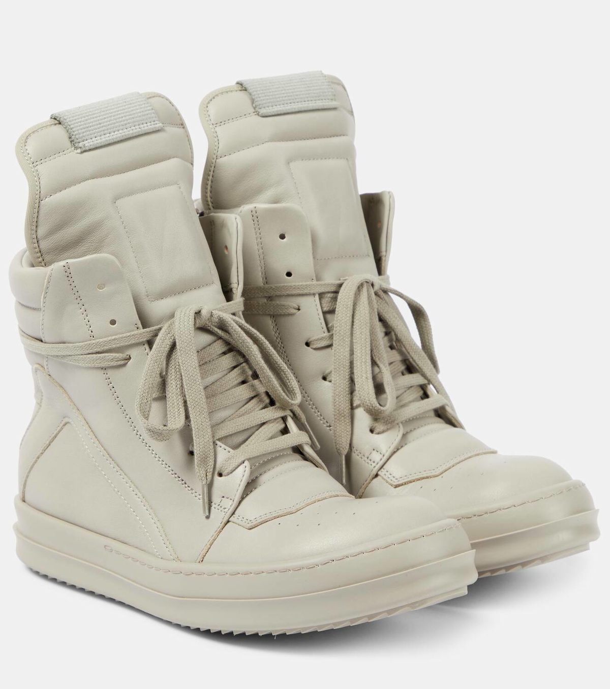 Rick Owens Geobasket leather high-top sneakers Rick Owens
