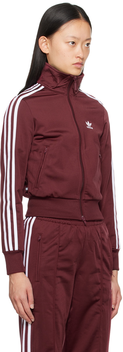 adidas Originals Burgundy Adicolor Classics Firebird Track Jacket ...