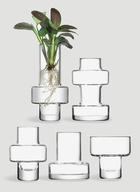 LSA International Set of Five Metropole Mini Vases LSA International