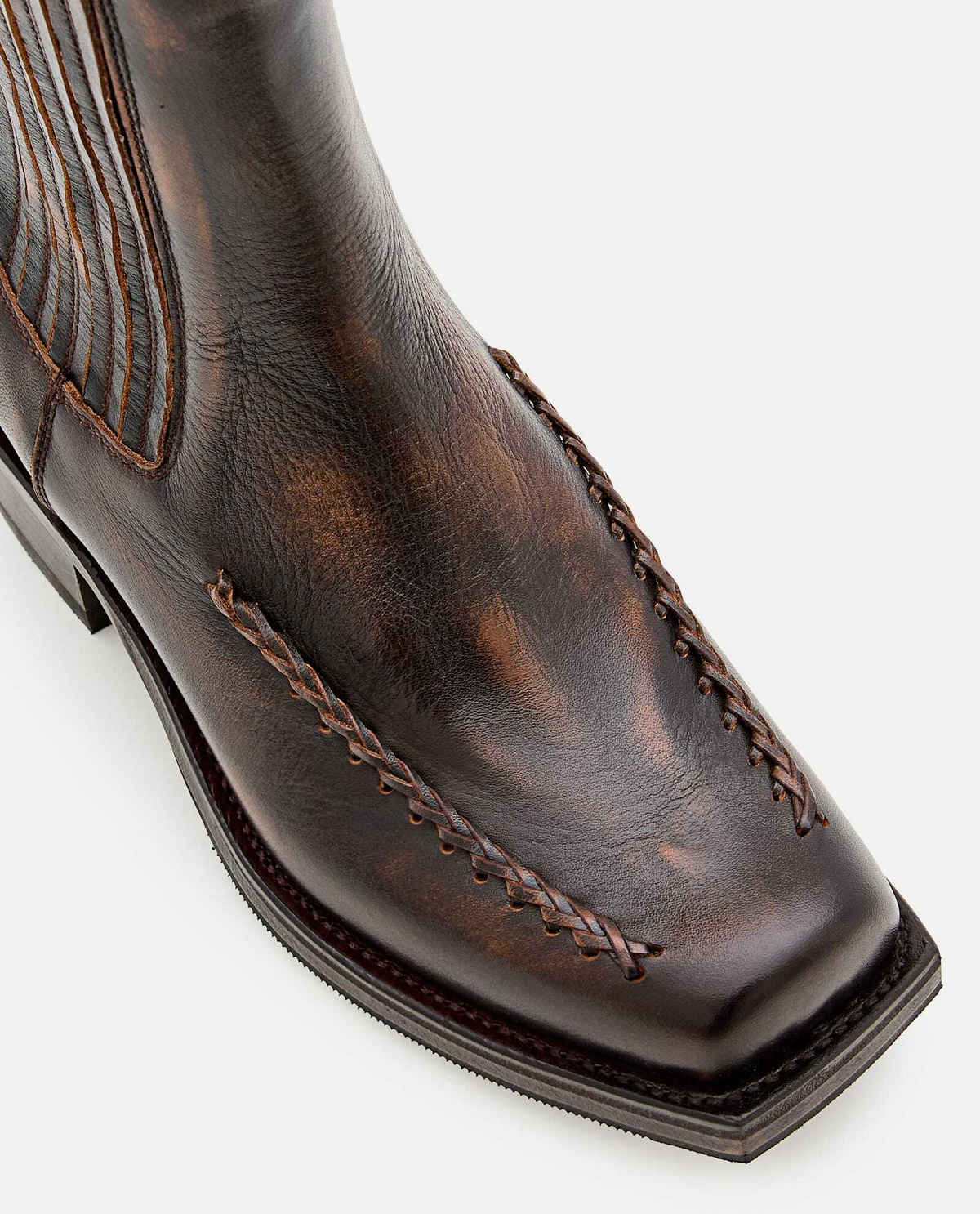 Hereu Agulla Square Toe Chelsea Boots HEREU