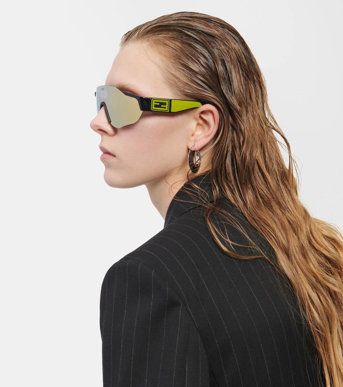 Fendi Acetate mask sunglasses Fendi