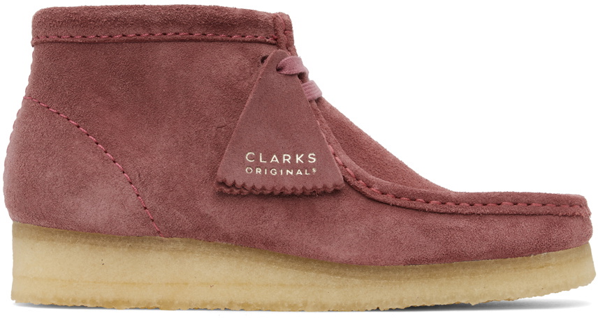 Clarks Originals Pink Wallabee Boots Clarks Originals