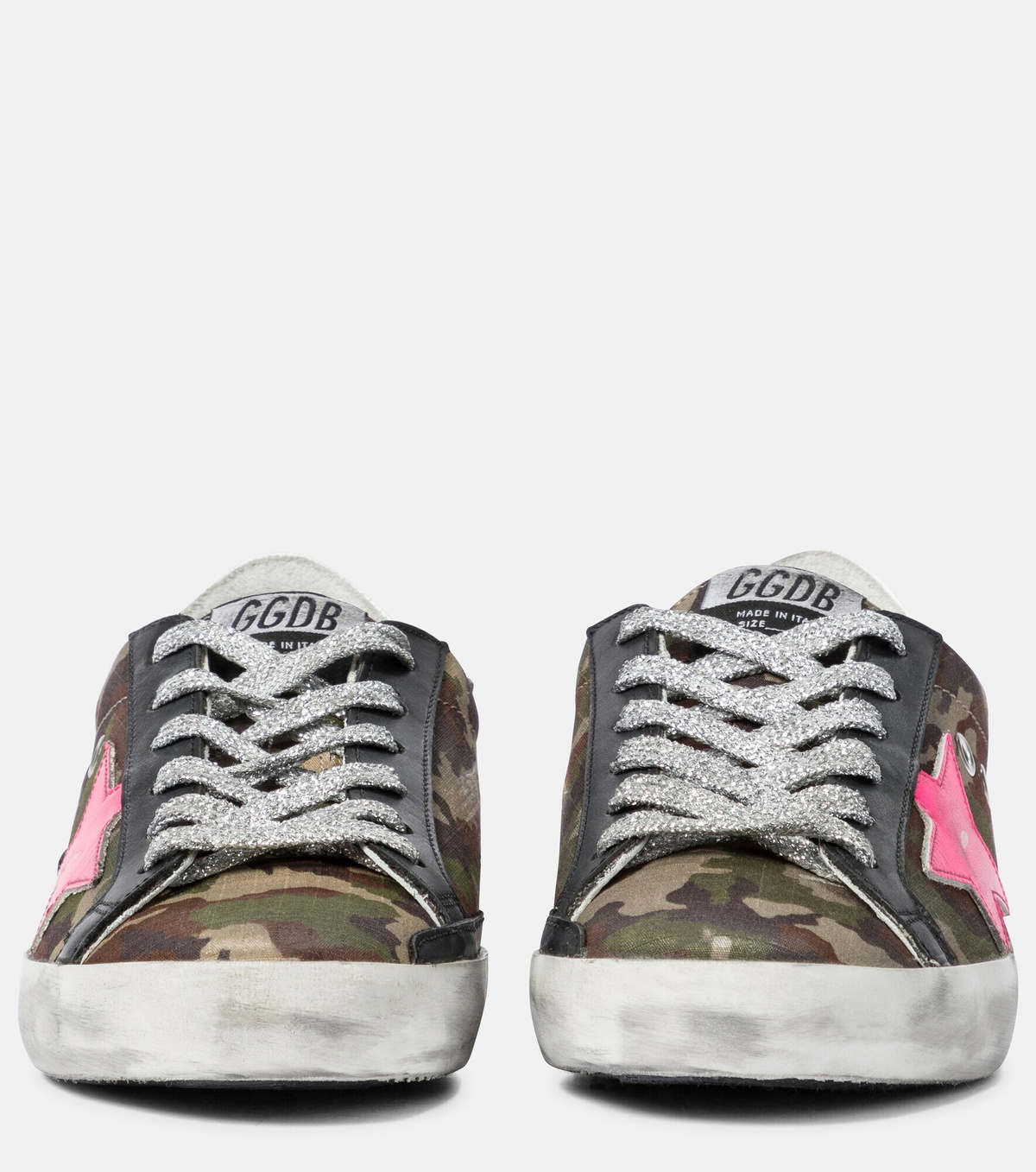 Golden Goose - Super-Star leather-trimmed sneakers Golden Goose Deluxe ...