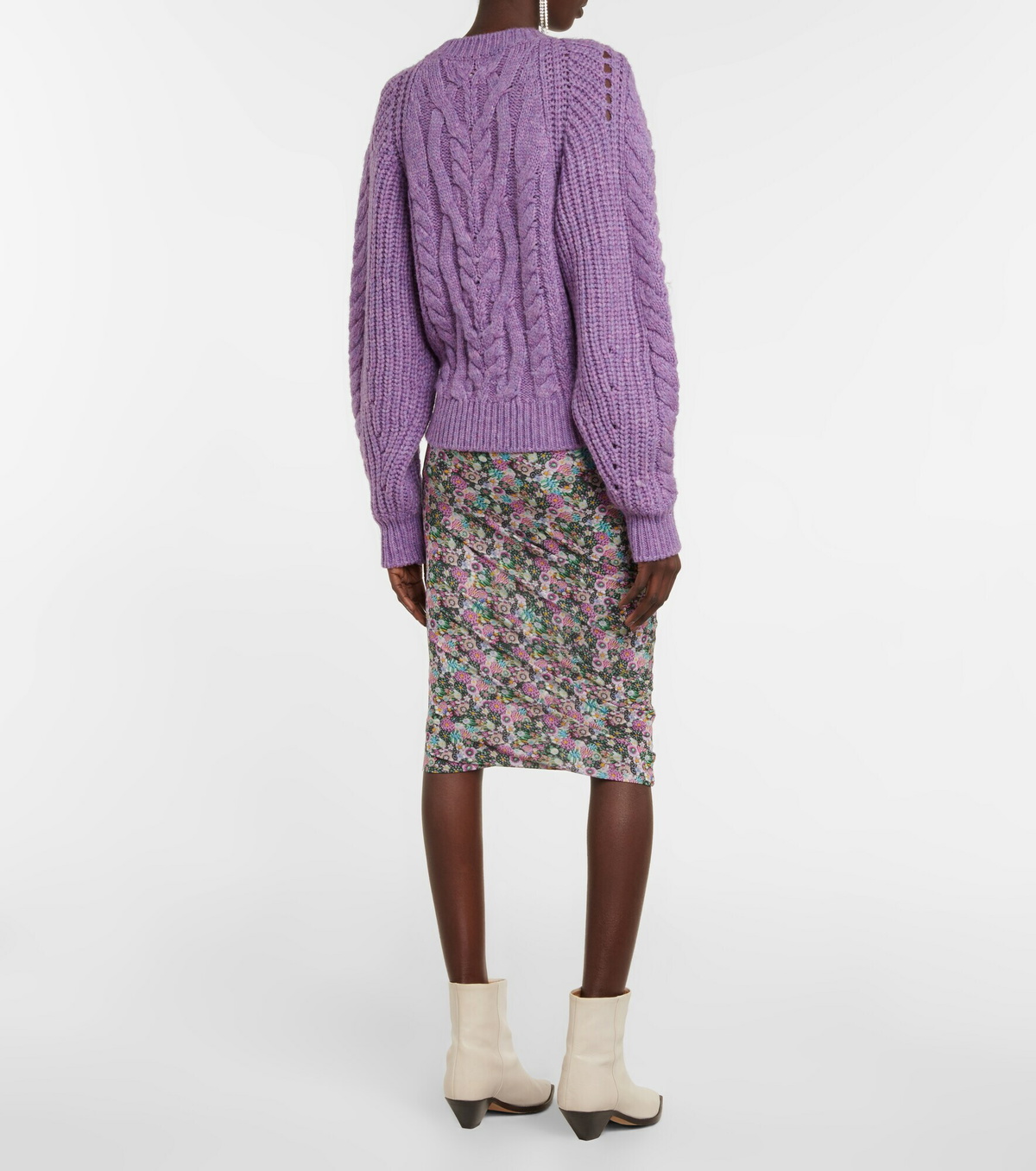 Isabel Marant - Paloma cable-knit wool-blend sweater Isabel Marant