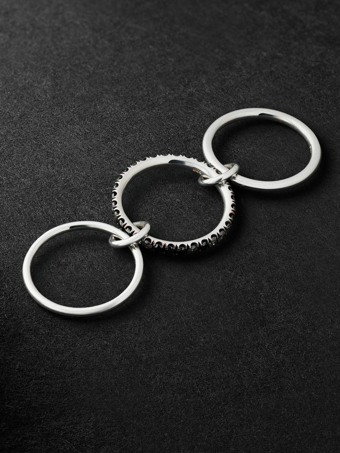 Spinelli Kilcollin - Petunia Ash Sterling Silver Diamond Ring - Silver ...