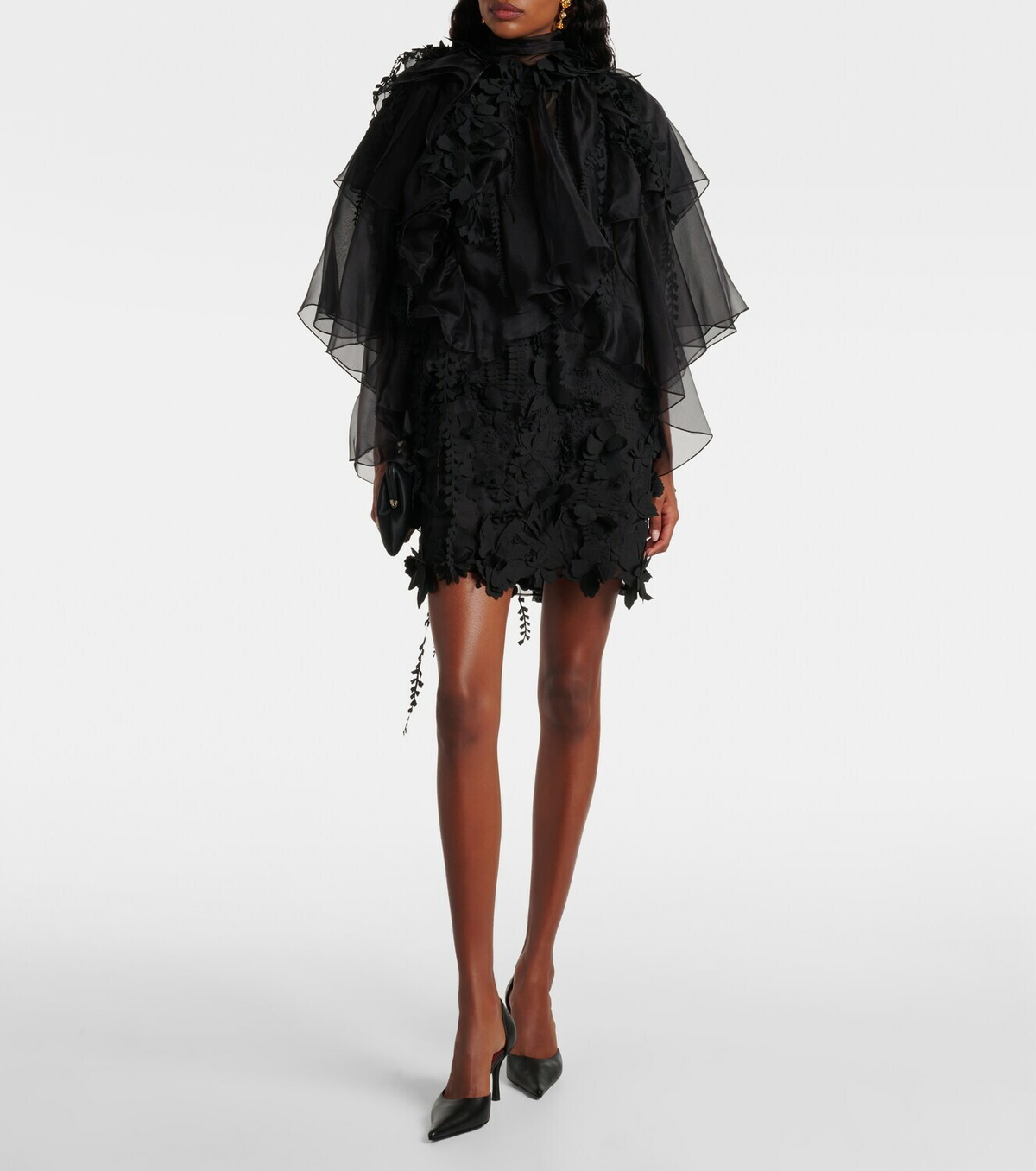 Zimmermann Hypnotic floral-appliqué minidress Zimmermann