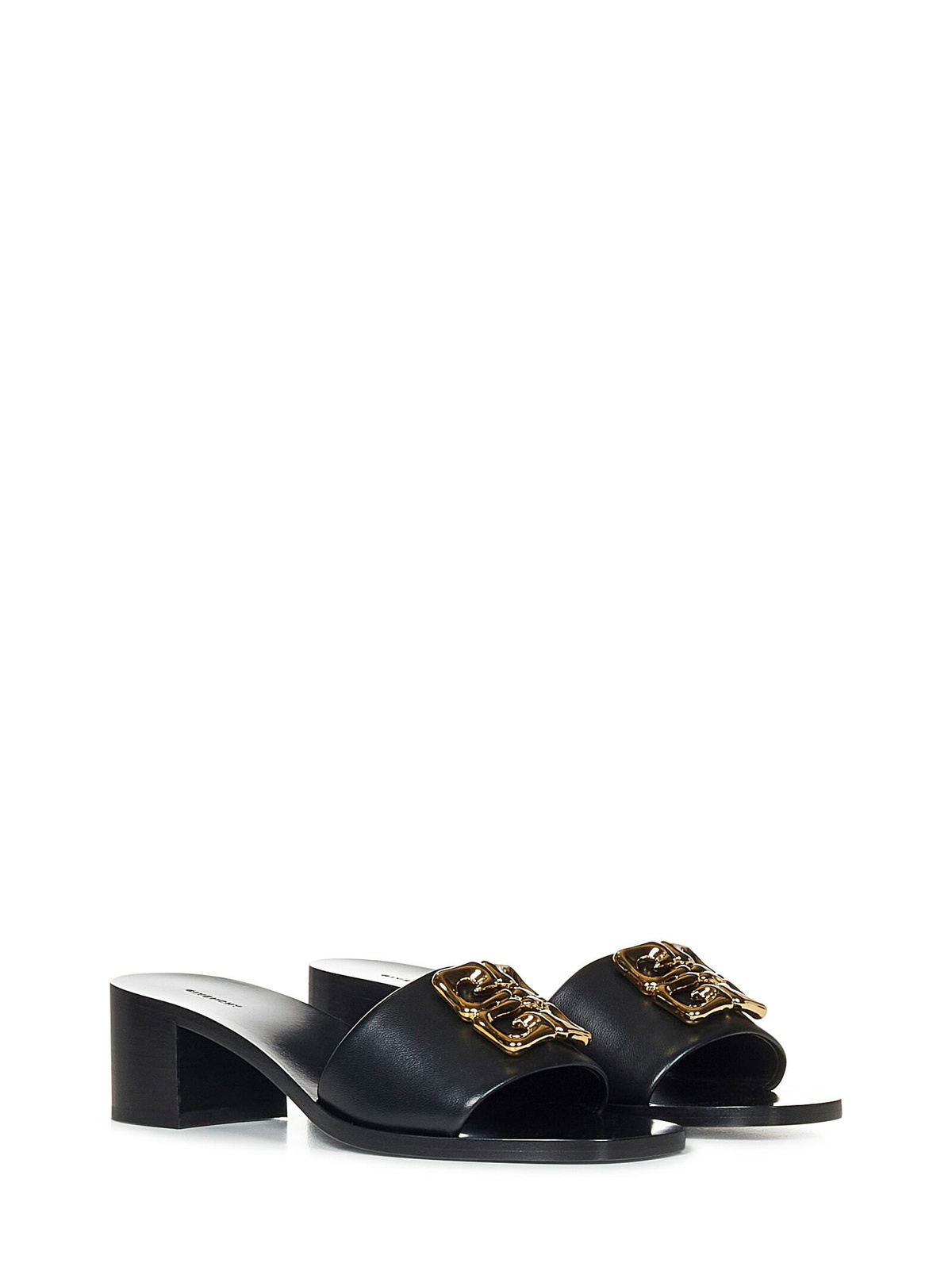 Givenchy Black Leather Mules Givenchy
