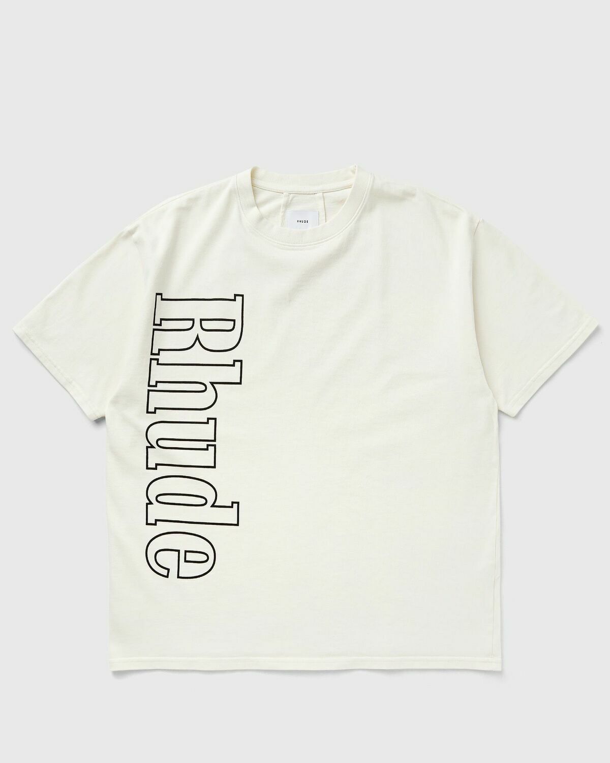 Rhude Rhude Side Logo Tee White Shortsleeves Rhude
