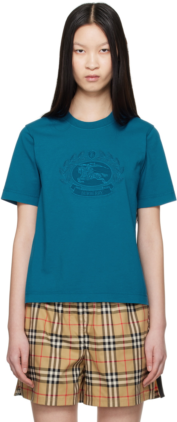 Burberry Blue EKD T-Shirt Burberry