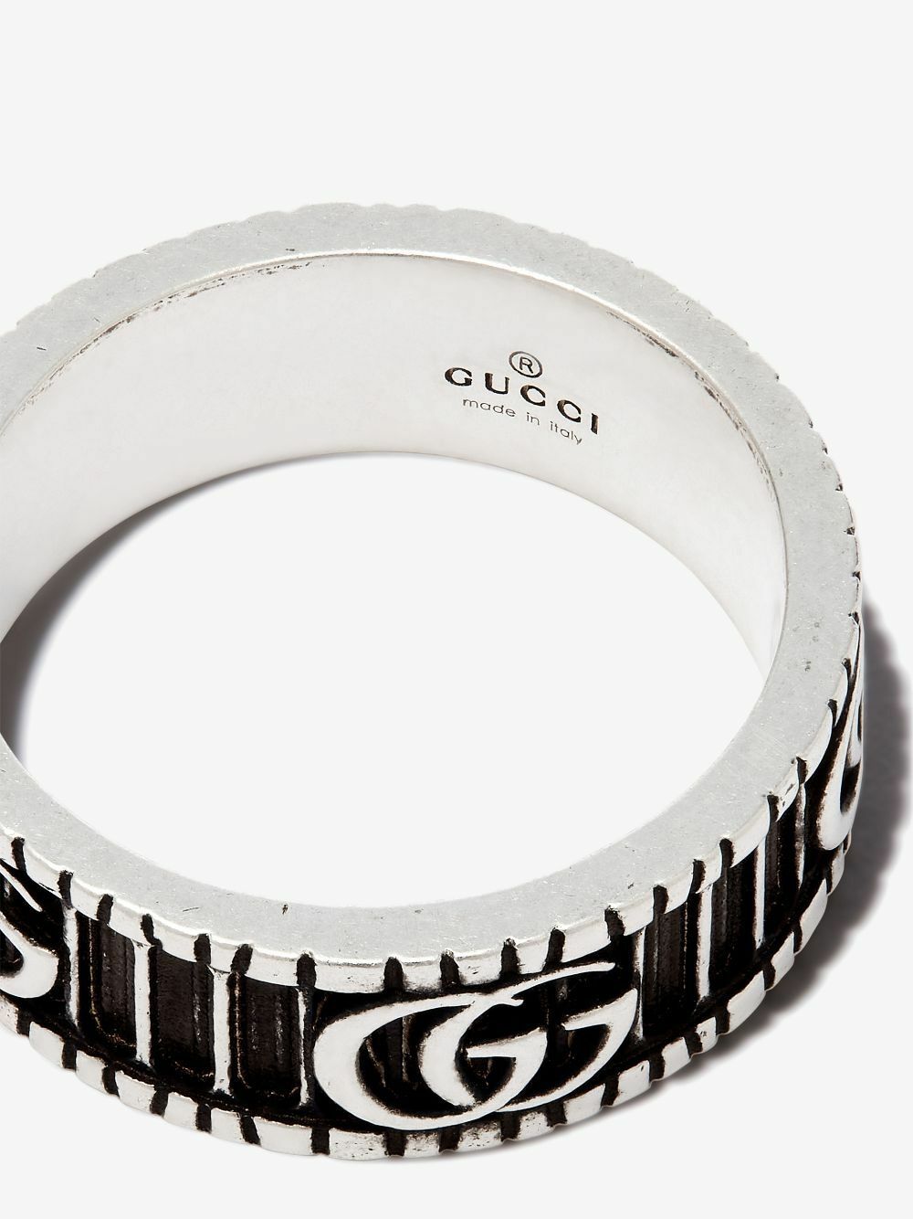 Gucci Sterling Silver GG Marmont Ring Gucci