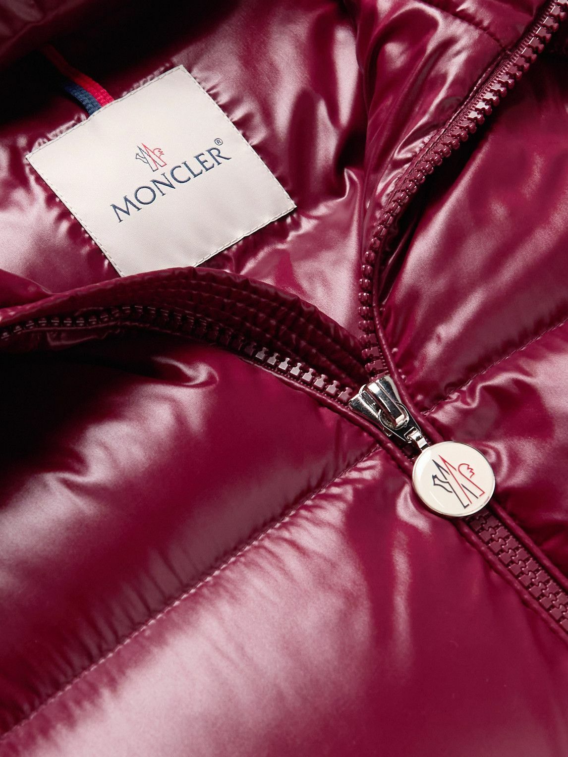 Moncler - Lunetiere Webbing-Panelled Quilted Nylon Hooded Down Jacket ...