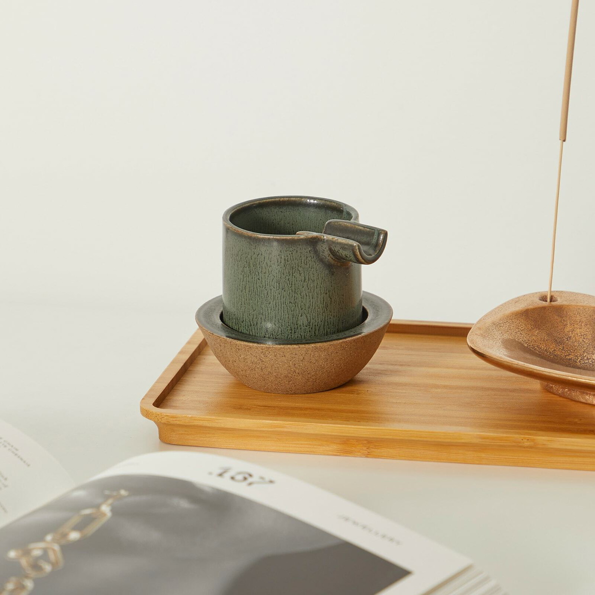 Houseplant by Seth Rogen Ashtray in Moss Houseplant