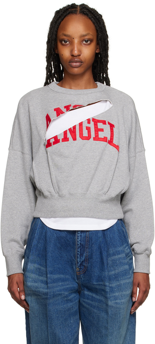 UNDERCOVER Gray 'Angel' Sweatshirt Undercover