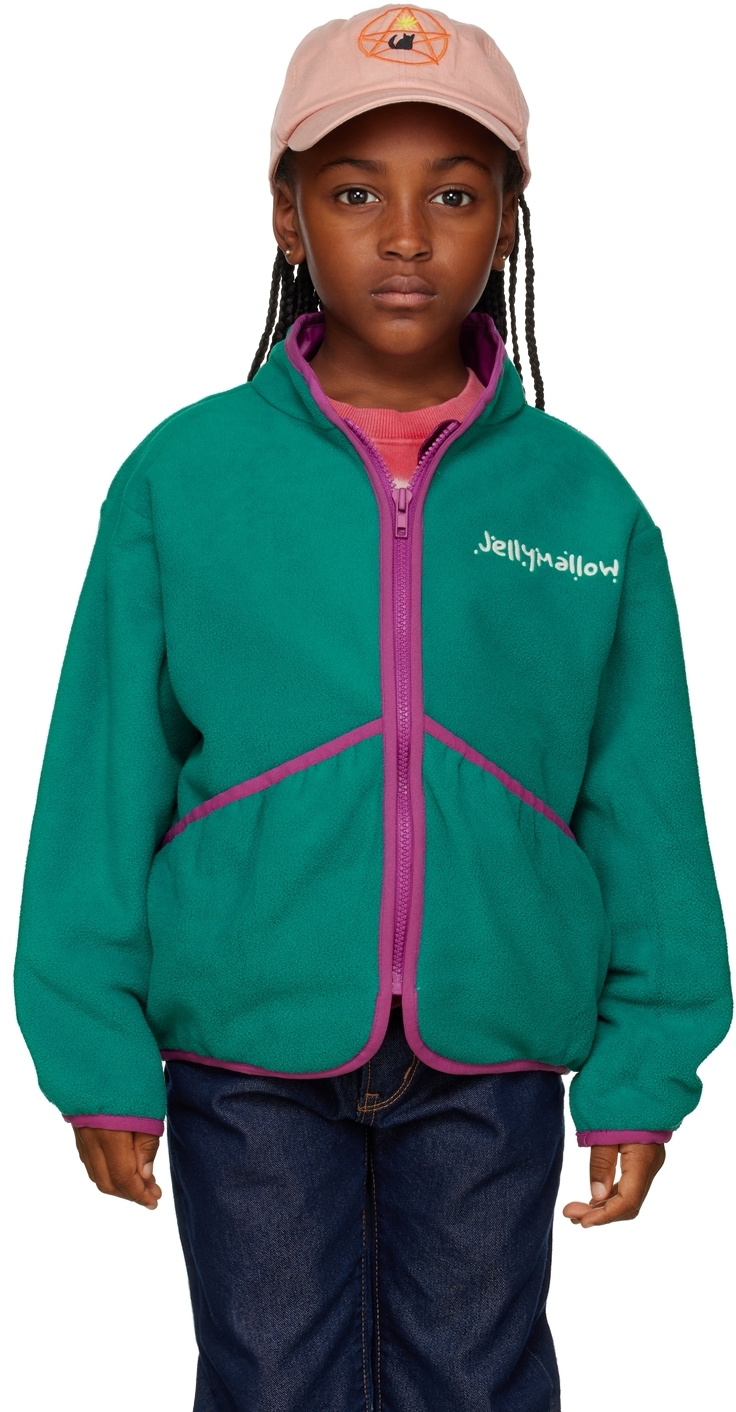 Jellymallow Kids Green 'Hello' Jacket Jellymallow