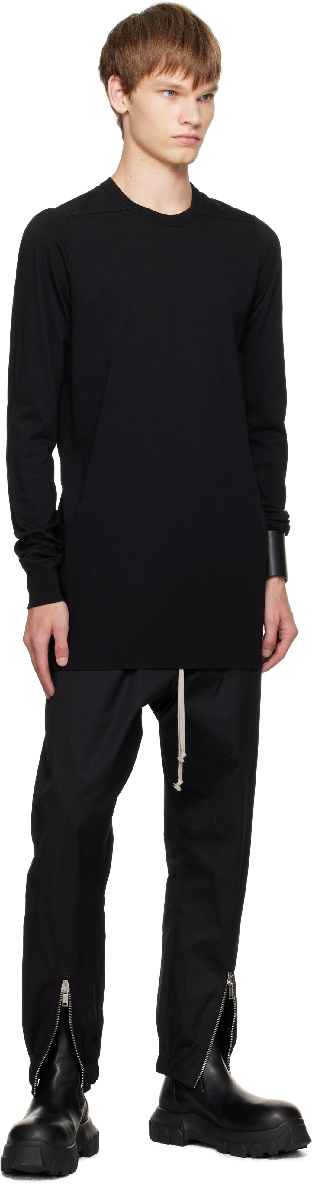 Rick Owens Black Concordians Tecuatl Track Pants Rick Owens