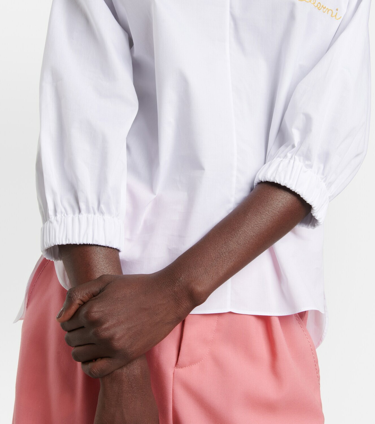 Marni - V-Neck cotton blouse Marni