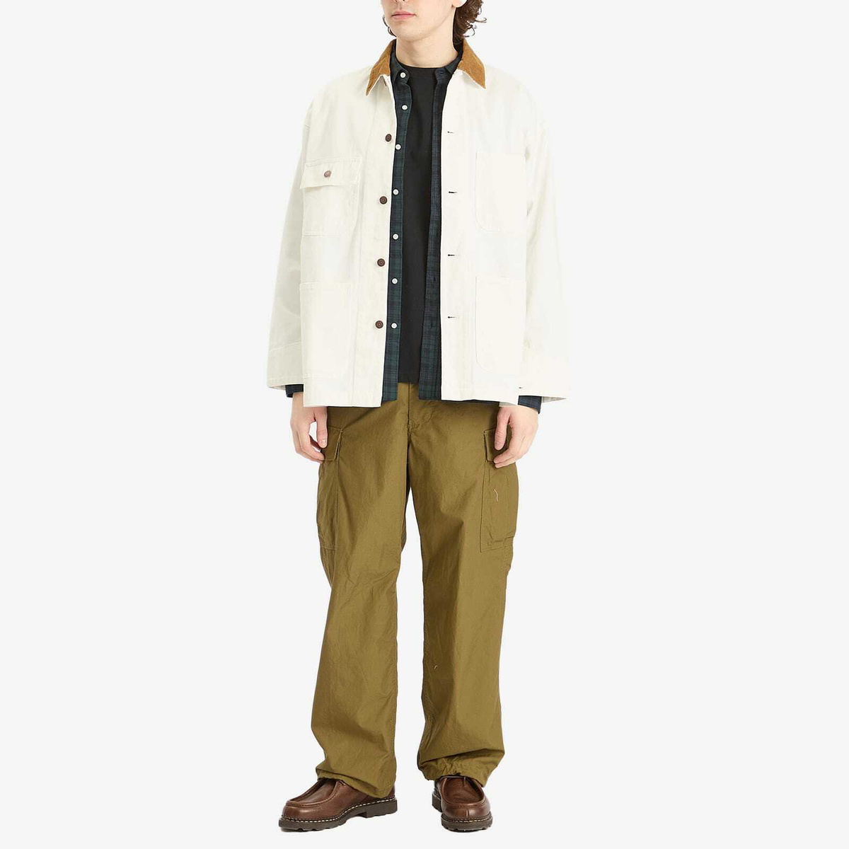 BEAMS Men's BMS Logo T-Shirt in Black Beams Boy