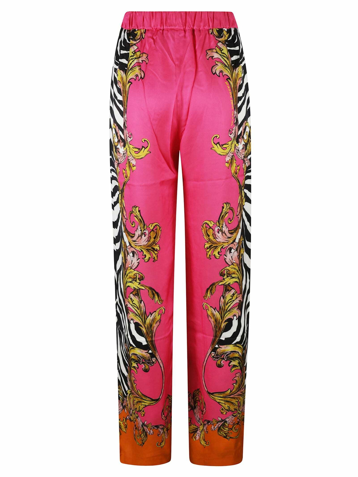 Versace Jeans Couture Twill Zebra Barocco Trousers Versace