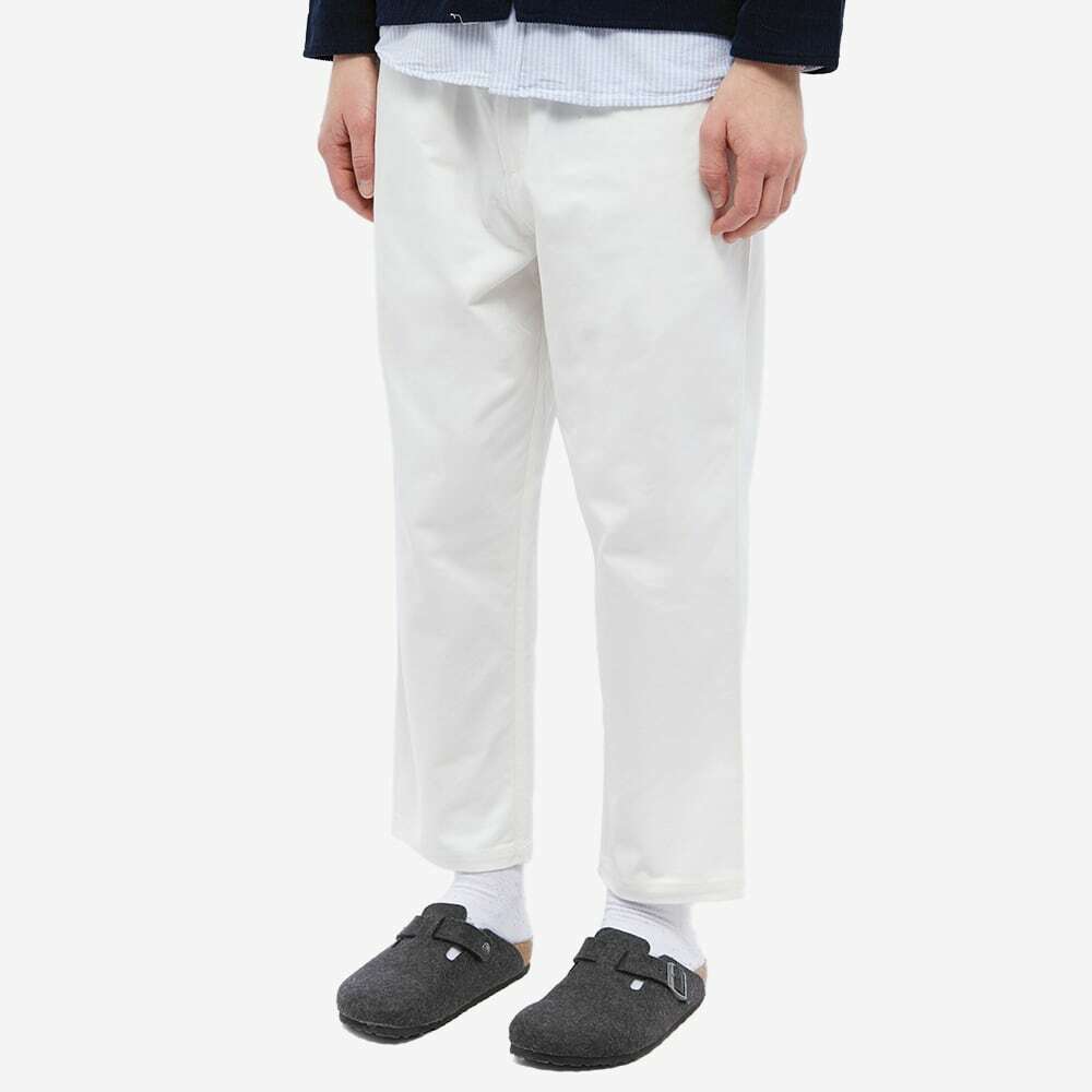 Universal Works Men's Twill Hi Water Trouser in Ecru Universal Works