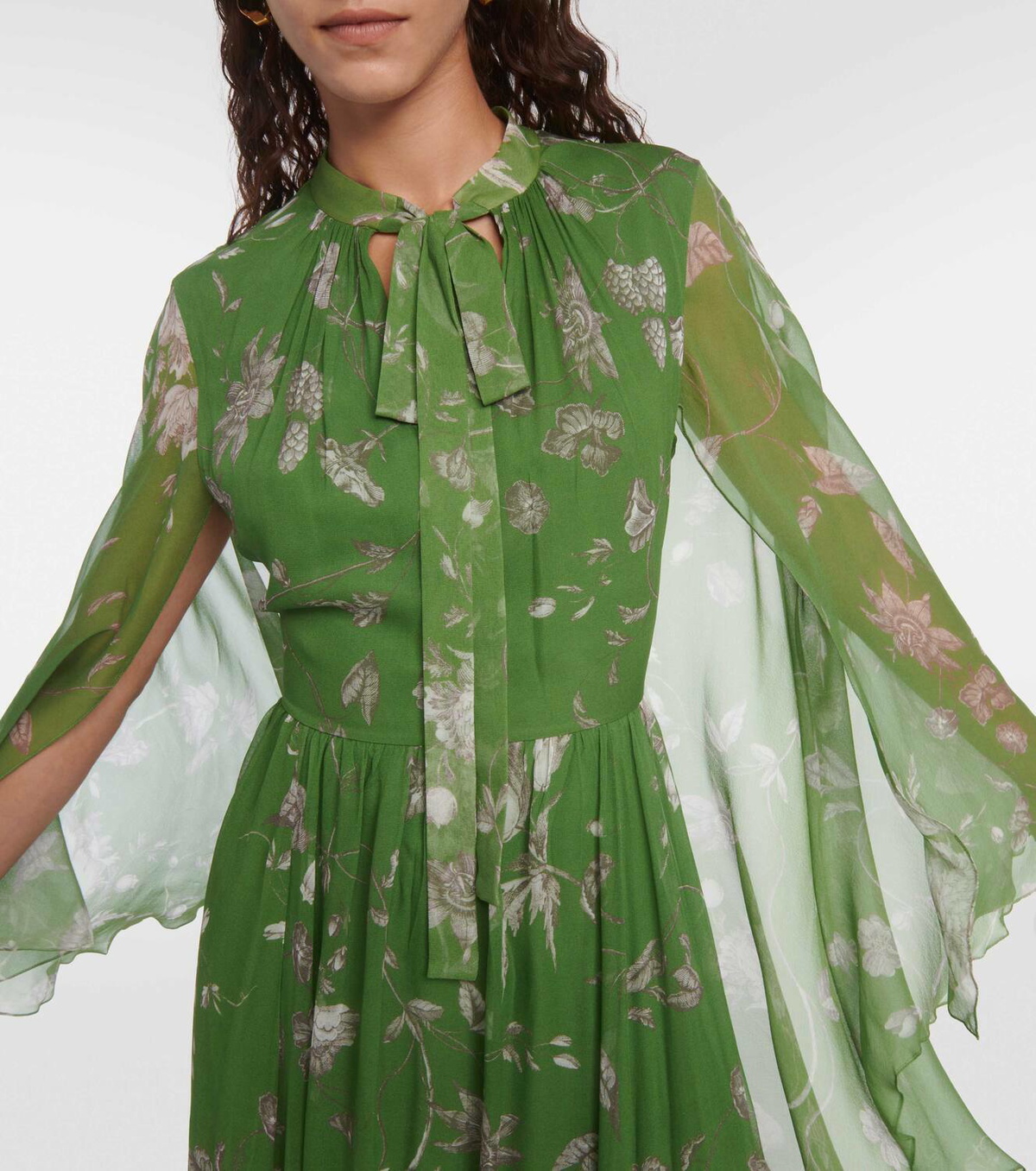 Erdem Floral silk maxi gown Erdem