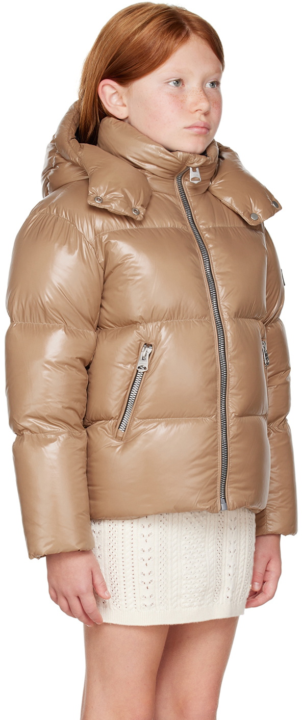 Mackage Kids Beige Down Jesse Jacket Mackage