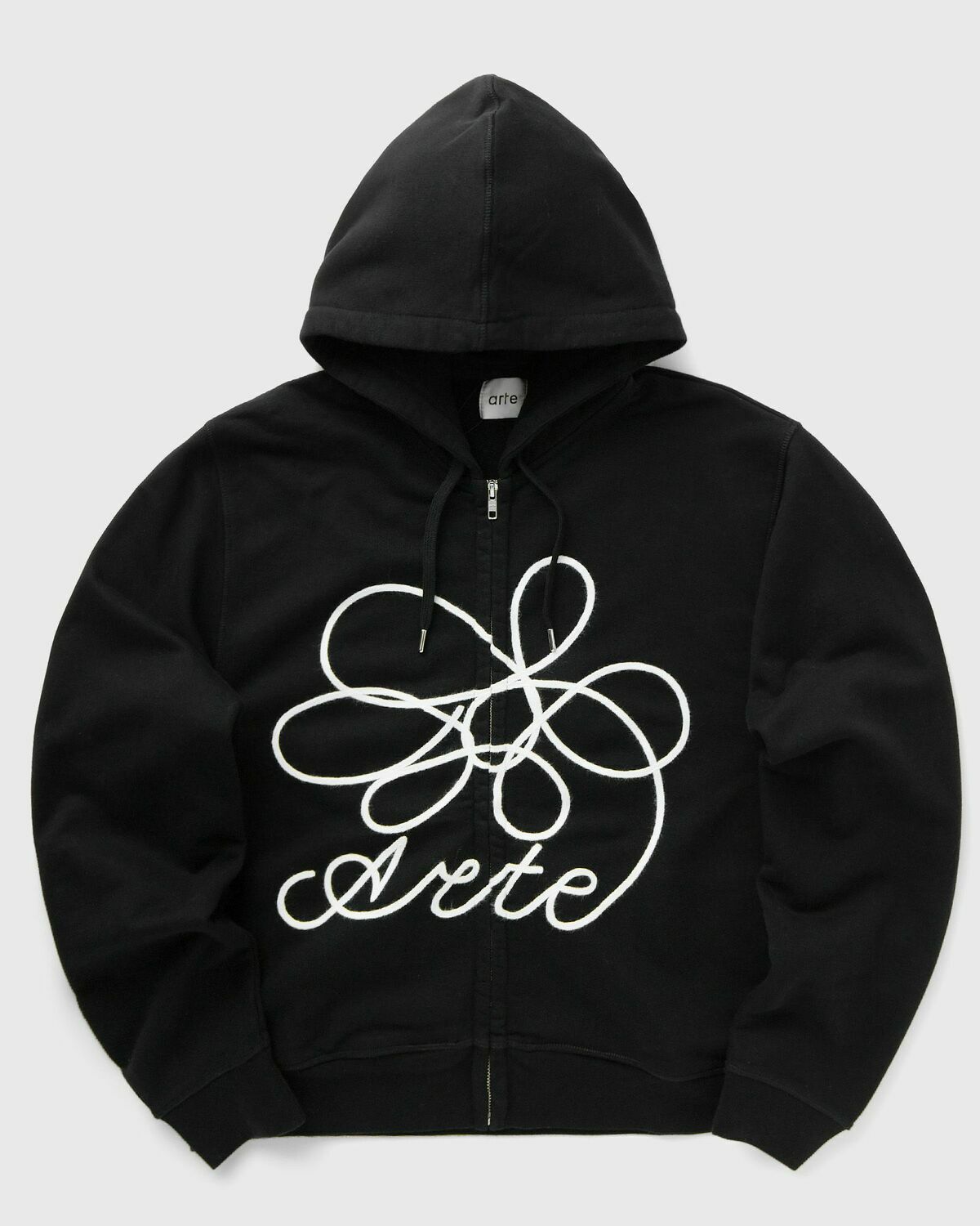 Arte Antwerp Arte Round Flower Front Jacket Black Bomber Jackets Arte ...