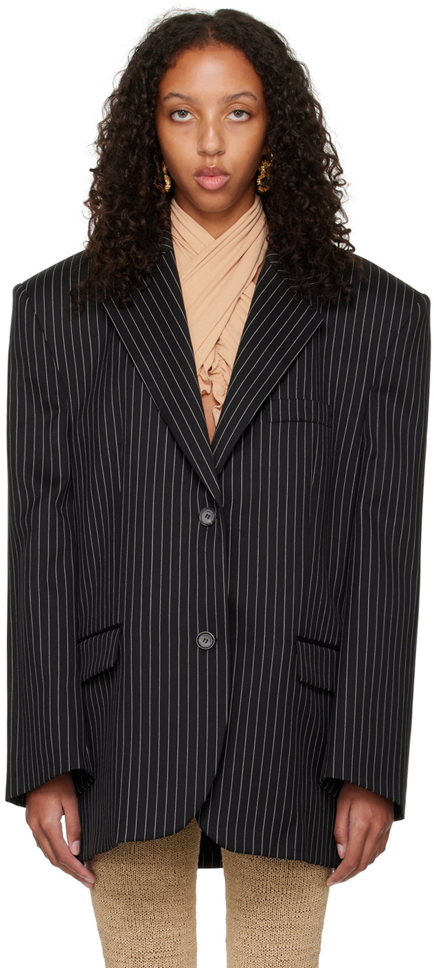 Magda Butrym Black Classic Blazer Magda Butrym