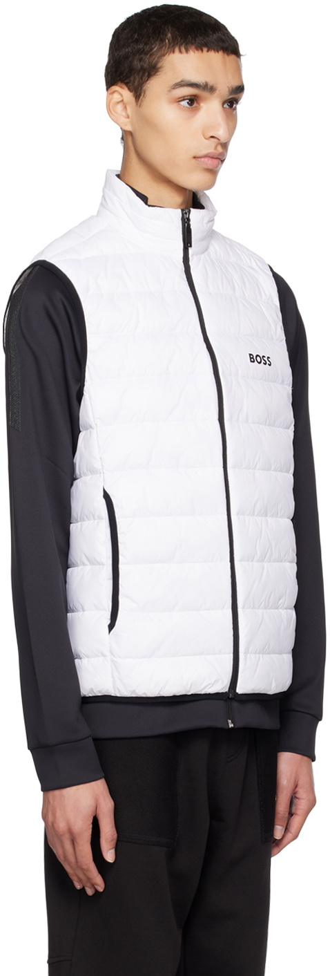 BOSS White V Thor Down Vest BOSS