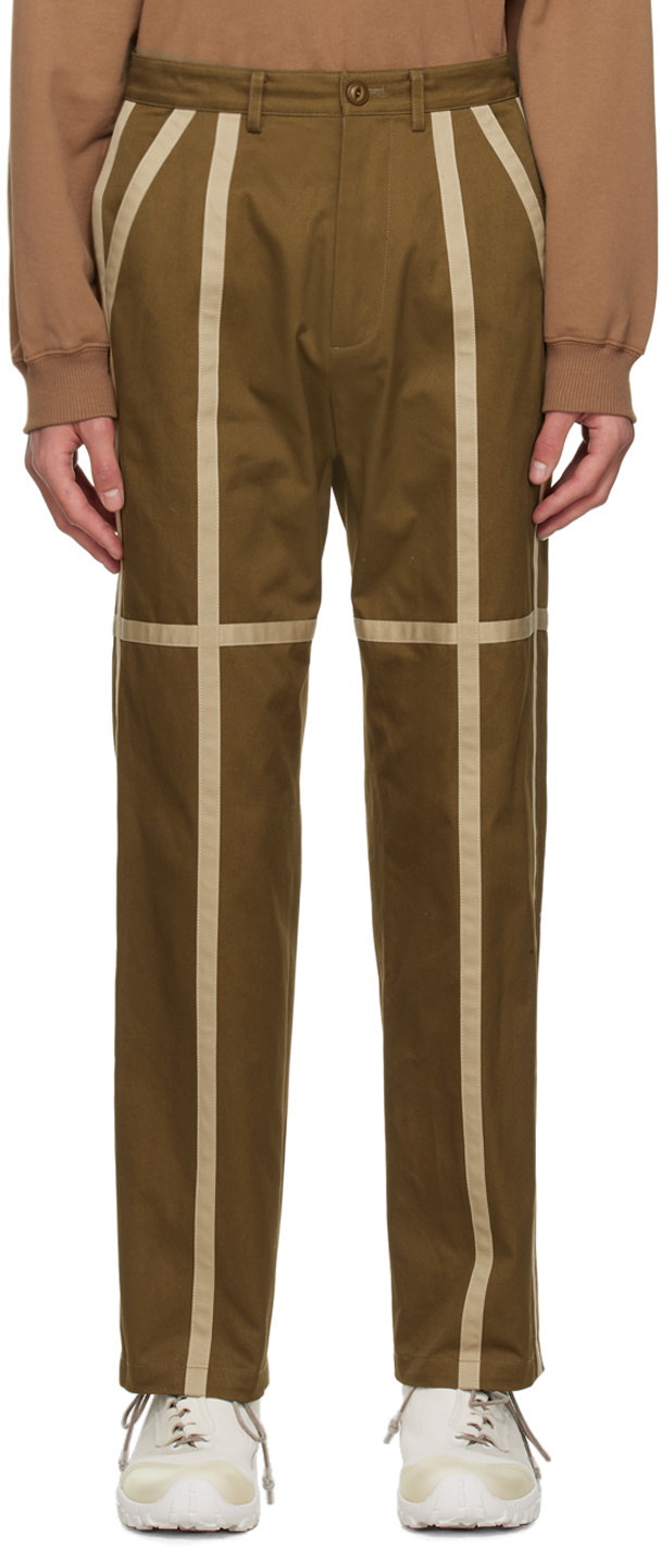 Kijun SSENSE Exclusive Brown Trousers Kijun