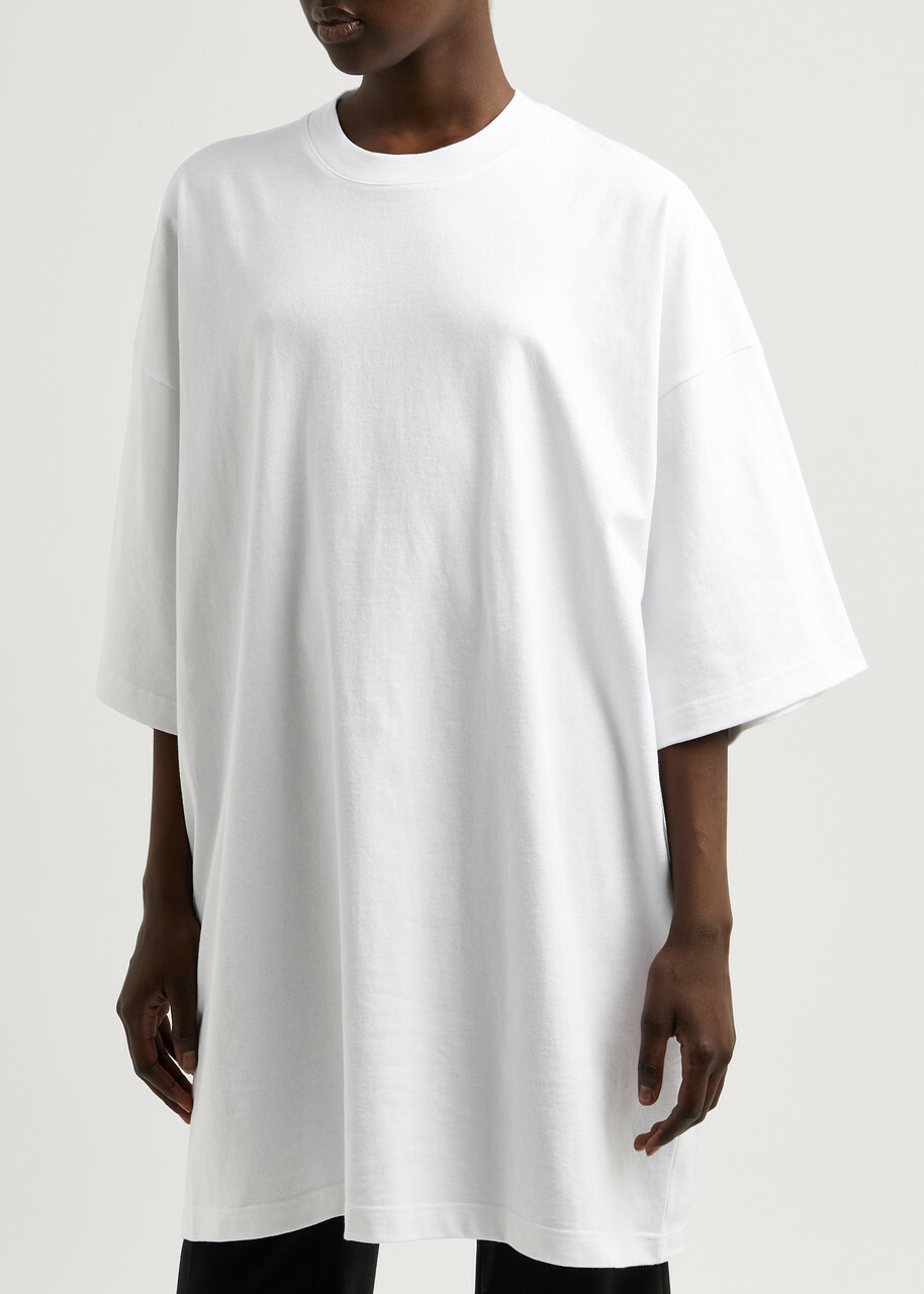 The Row Isha Oversized Cotton T-shirt White The Row The Row Isha Oversized Cotton T-shirt White The Row