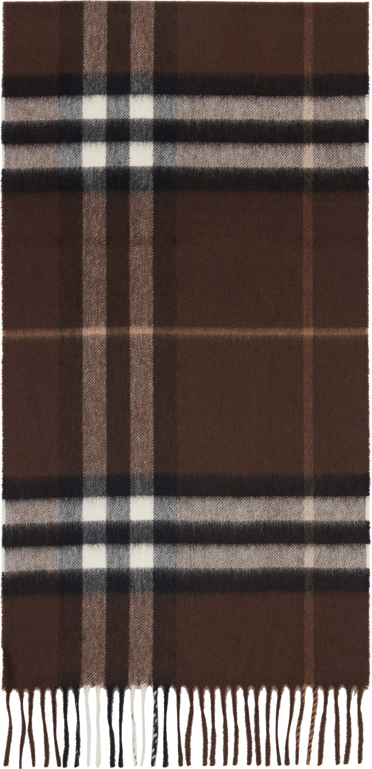 Burberry Brown Check Cashmere Scarf Burberry