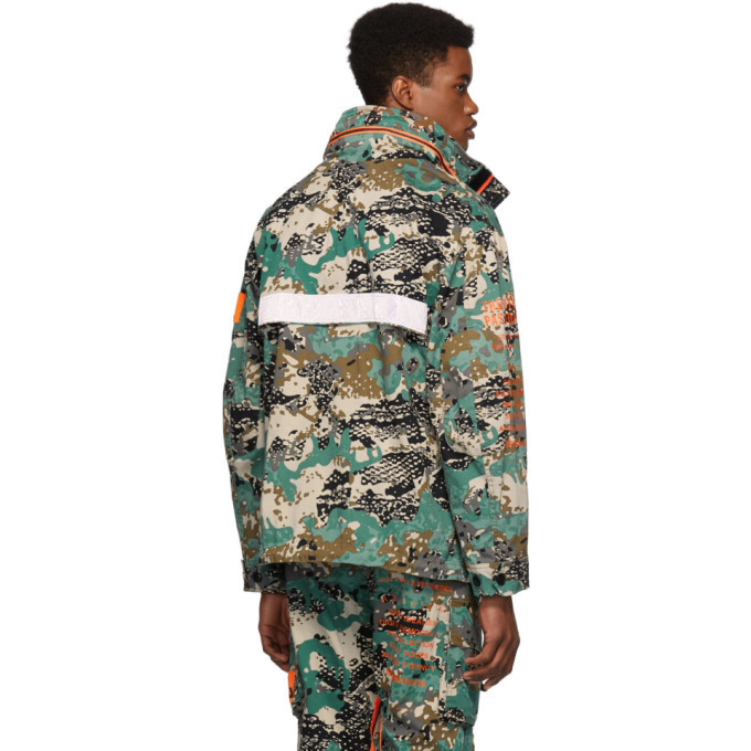 Diesel Green Camo J-Toucha Coat Diesel