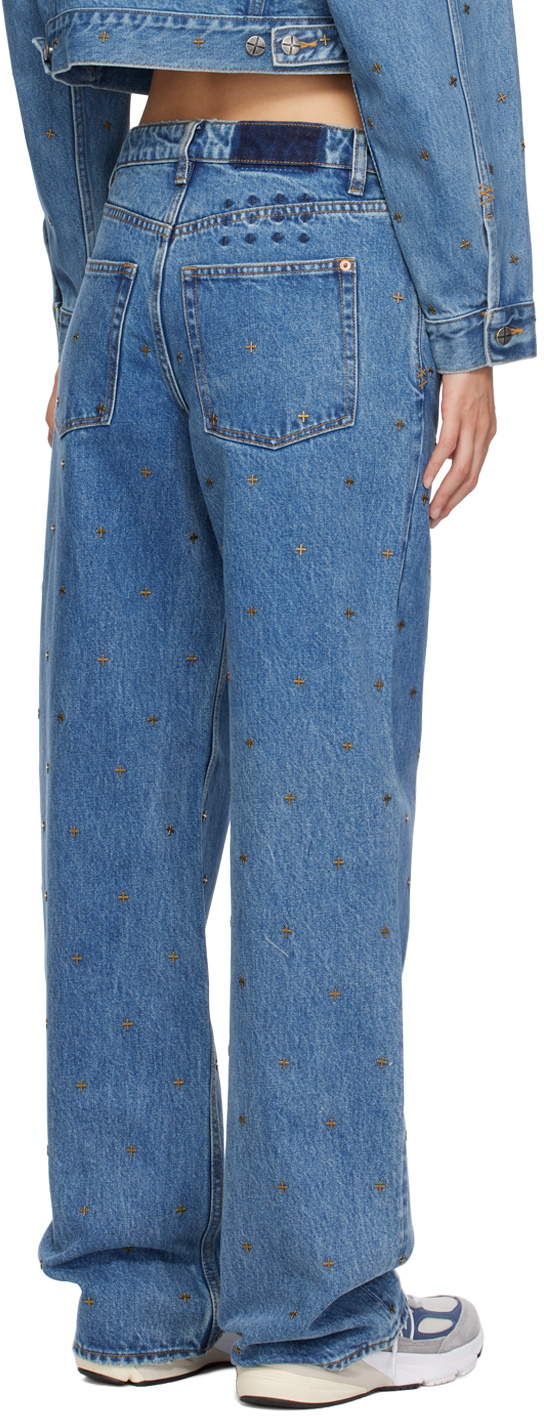 Ksubi Blue Low Rider Jeans Ksubi