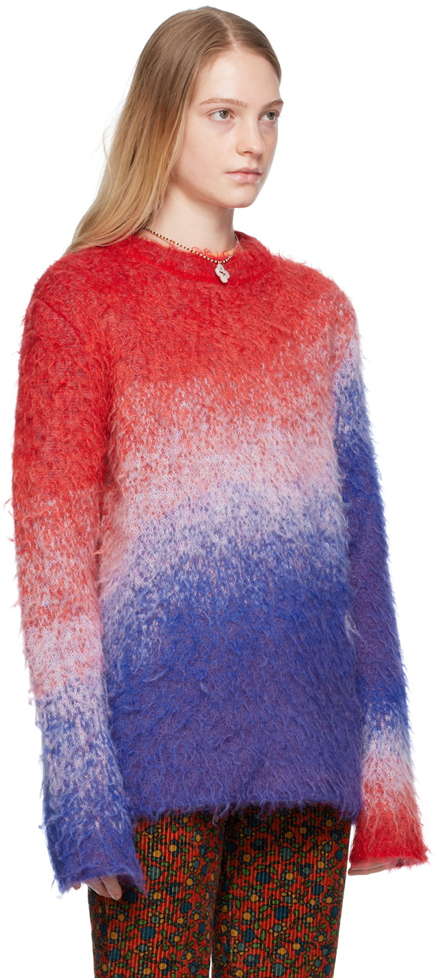 ERL Blue & Red Gradient Sweater ERL