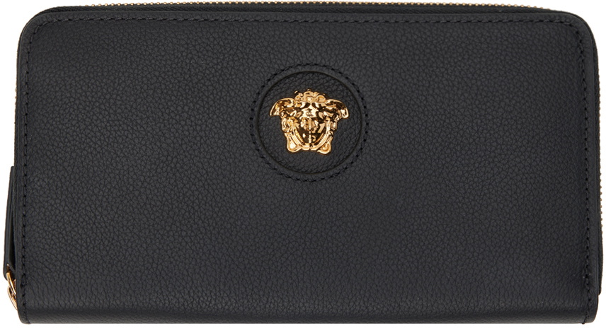 Versace Black 'La Medusa' Wallet Versace