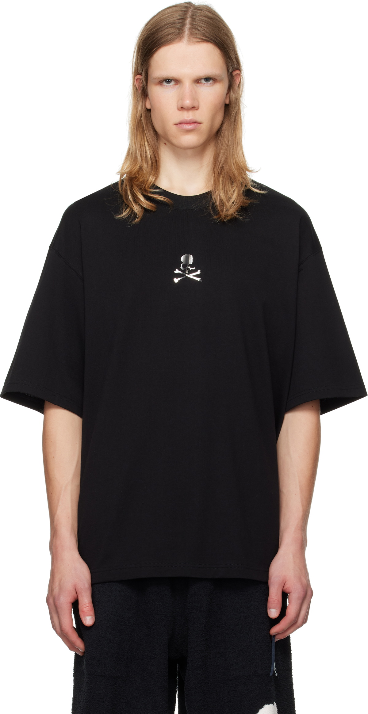 MASTERMIND WORLD Black Loopwheel T-shirt MASTERMIND WORLD