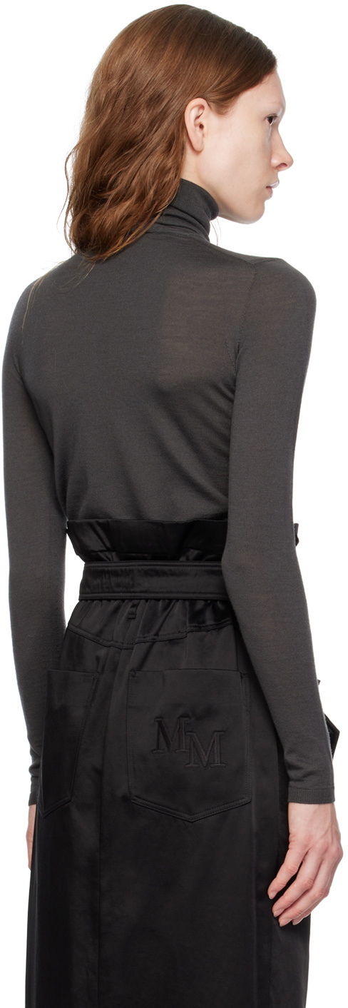 Max Mara Gray Palos Turtleneck Max Mara